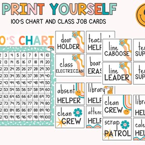 Boho Groovy Classroom Decor Bundle, Complete Boho Classroom Collection ...