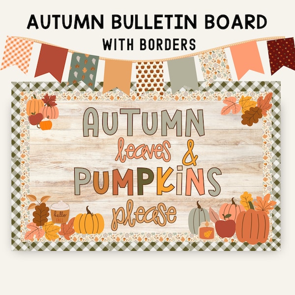Fall Bulletin Board - Etsy