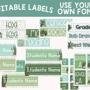 Plant Classroom Decor Bundle, Complete Classroom Nature Decor ...