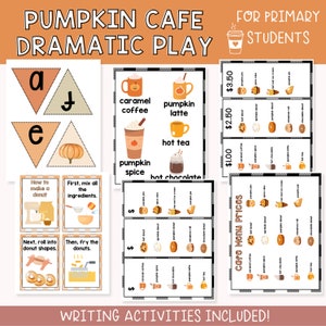 Fall Dramatic Play Coffee Bar for Kindergarten, Preschool or Homeschool ...