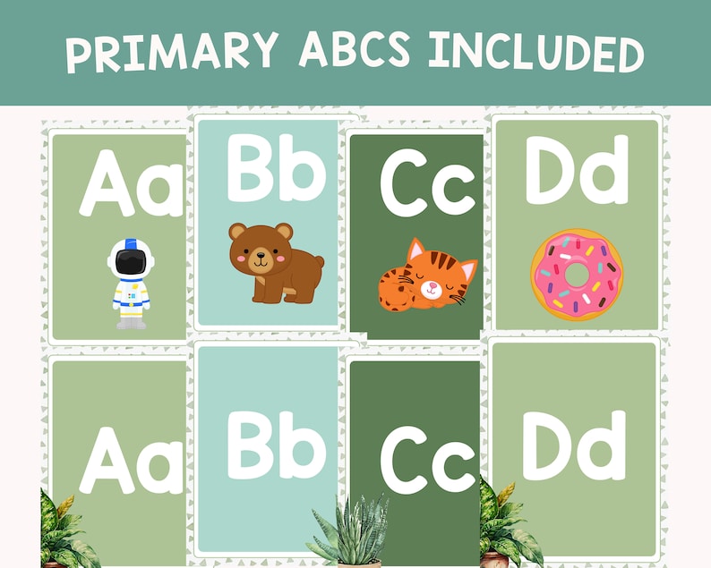 Plant Classroom Decor Bundle, Complete Classroom Nature Decor ...