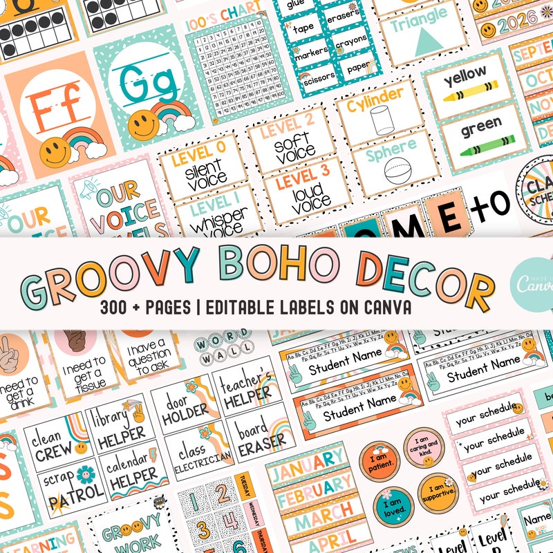 Classroom Decor Bundle - Etsy