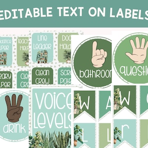 Plant Classroom Decor Bundle, Complete Classroom Nature Decor ...