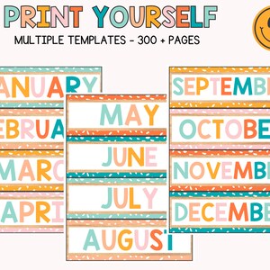 Boho Groovy Classroom Decor Bundle, Complete Boho Classroom Collection ...