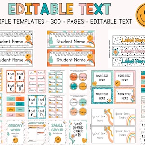 Boho Groovy Classroom Decor Bundle, Complete Boho Classroom Collection ...