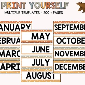 Woodland Animal Classroom Decor Bundle, Adventure Classroom Collection ...