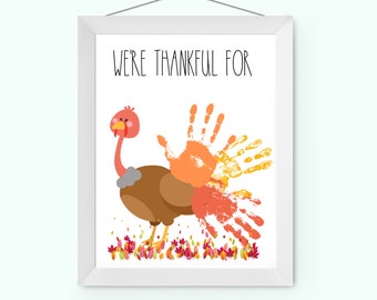 Hello Fall Handprint Art Baby Toddler Kids Art Craft DIY - Etsy