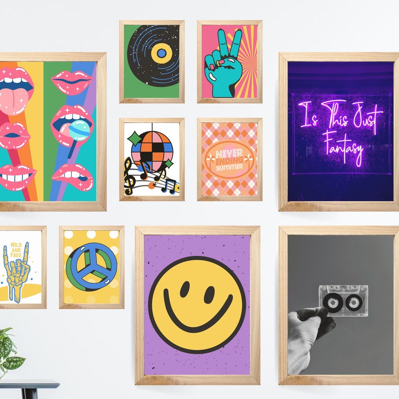 Preppy Wall Collage - Etsy