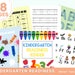 Kindergarten Readiness Binder Printable Pages, Homeschool Learning ...