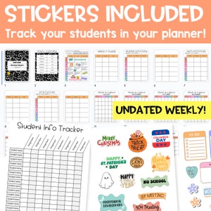 Editable Teacher Planner 2024 - 2025 | Back to School Teacher Printable ...