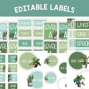 Plant Classroom Decor Bundle, Complete Classroom Nature Decor ...