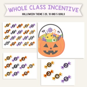 Halloween Whole Class Incentive Chart, Homeschool Behavior Chart, ADHD ...
