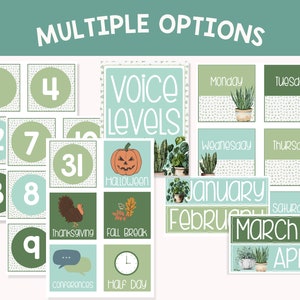 Plant Classroom Decor Bundle, Complete Classroom Nature Decor ...