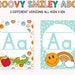 Classroom Alphabet Posters Groovy Smiley Theme, Retro Classroom ABC ...