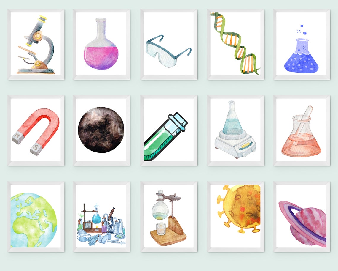 Science Classroom Posters High School, Elementary Classroom Decor ...
