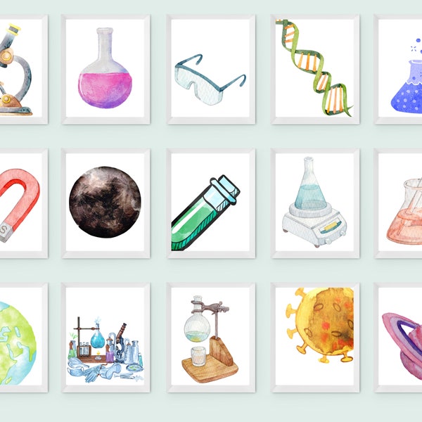 Science Wall Art - Etsy