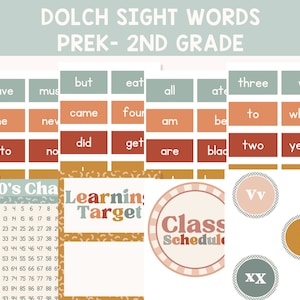 Editable Boho Classroom Decor Bundle, Calm Colors Class Theme Complete ...