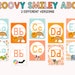 Classroom Alphabet Posters Groovy Smiley Theme, Retro Classroom ABC ...