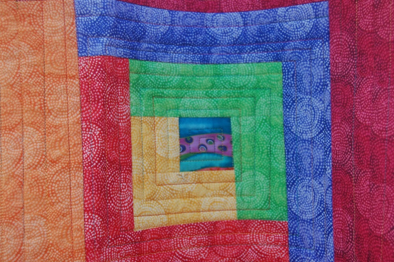 Rainbow Brite Quilt - Etsy