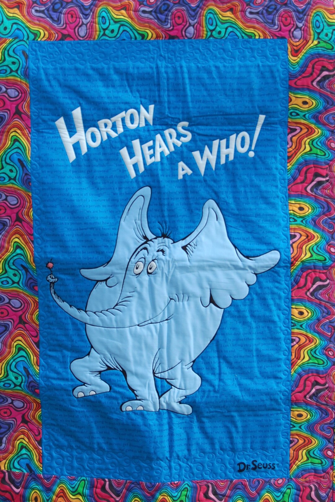 Who Does Horton Hear Baby Quilt - Etsy