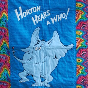 Who Does Horton Hear Baby Quilt - Etsy