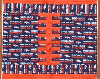 Denver Broncos, Denver Broncos Quilt, Broncos Quilt, Sports Quilt ...