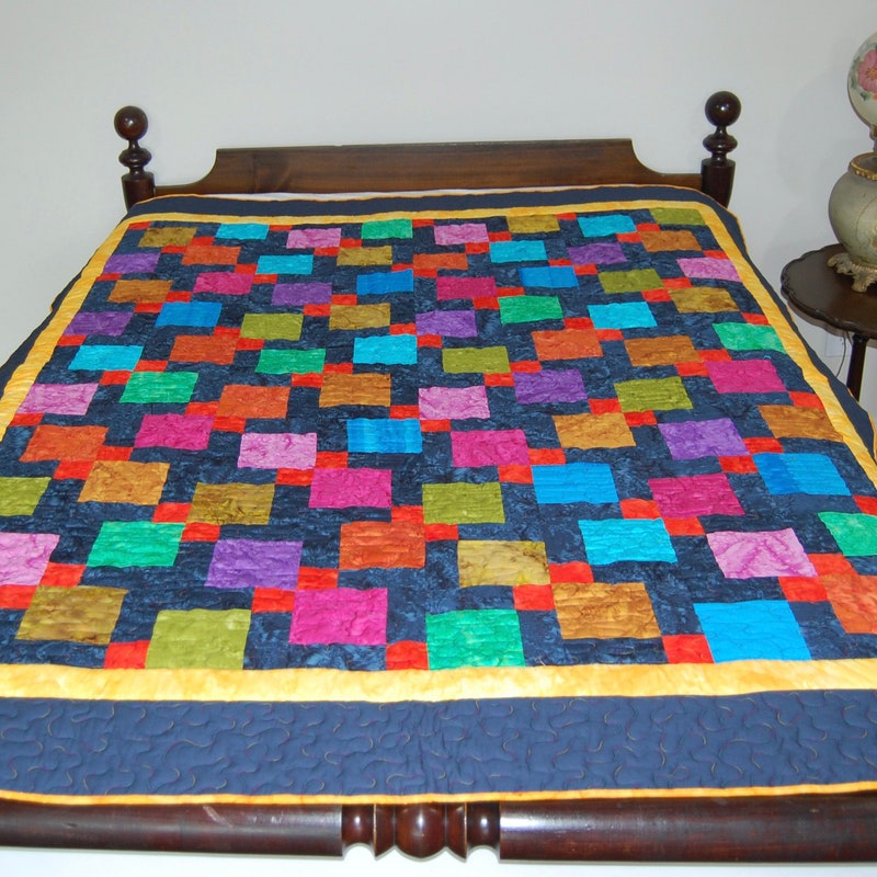 Square Quilt - Etsy