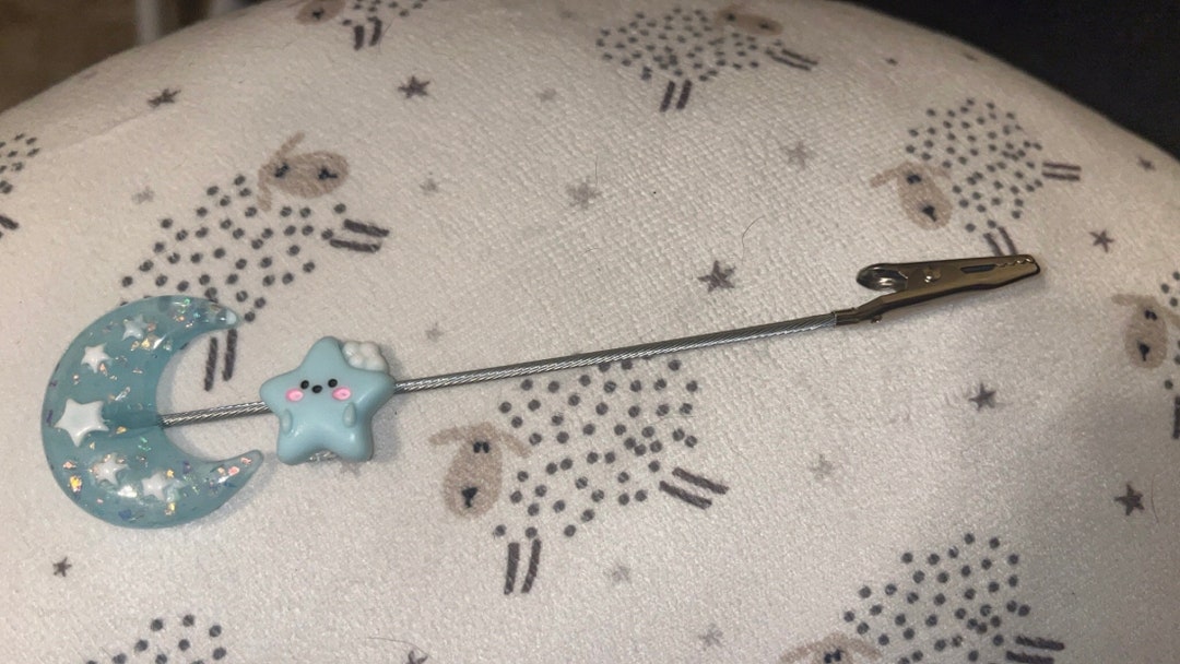 Blue Moon Star Roach/ Joint Clip - Etsy