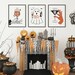 Set of 3 Bar Cart Prints, Halloween Home Decor, Kitchen Wall Art, Bar ...