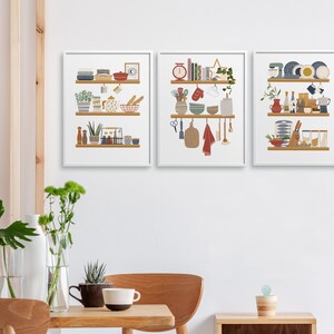 Set of 3 Printable Kitchen Wall Art, Kitchen Art Poster, Cooking ...