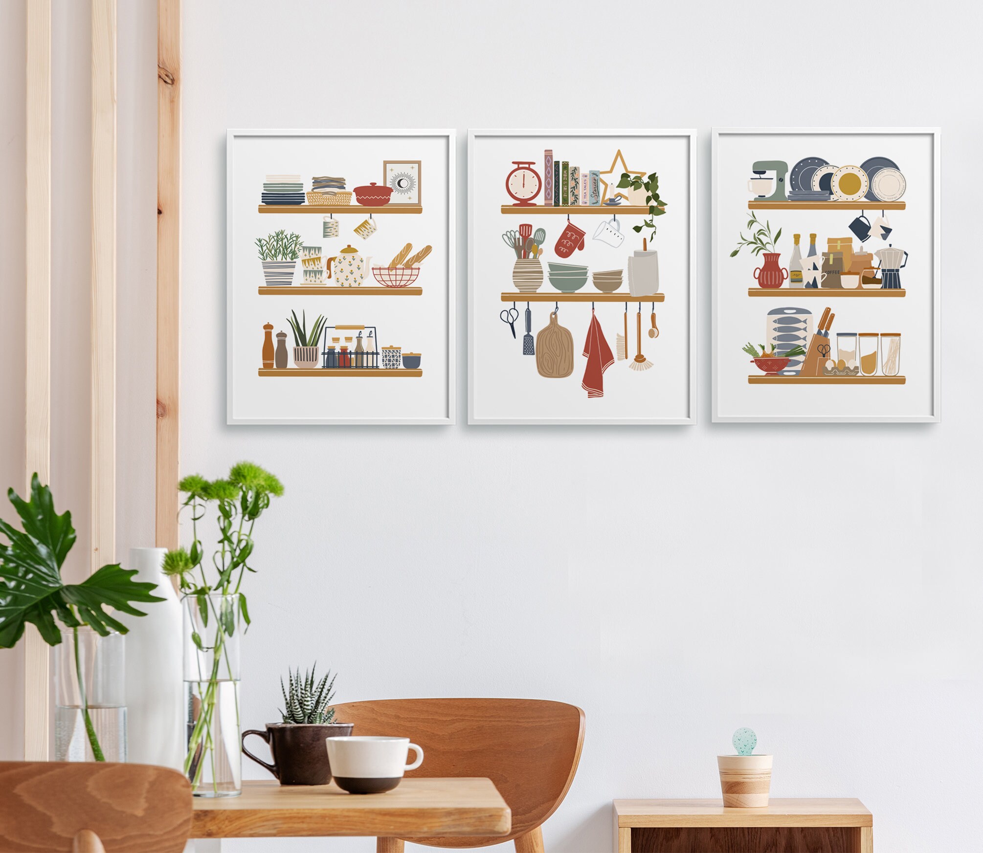 Set of 3 Printable Kitchen Wall Art Kitchen Art Poster - Etsy