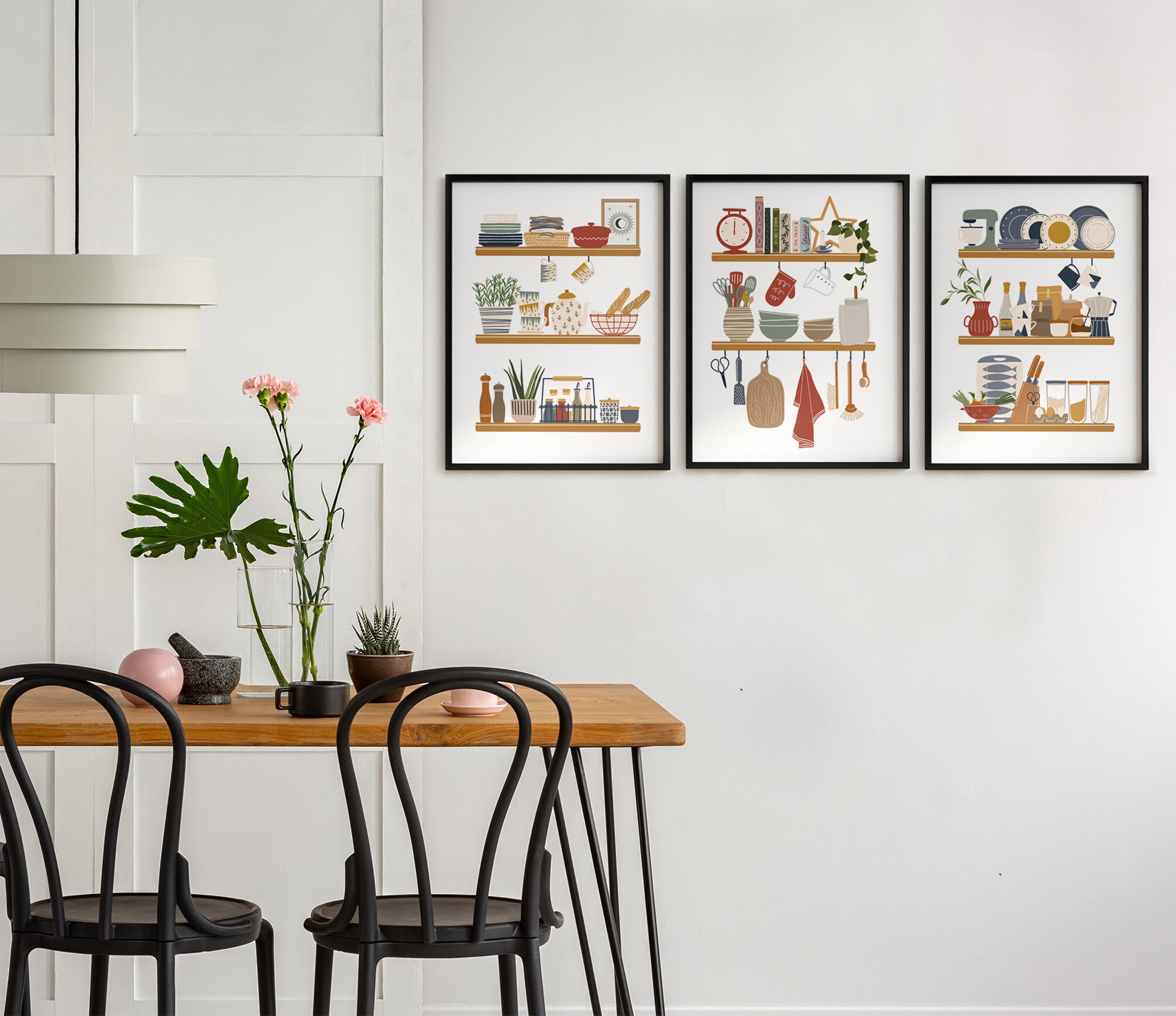 Set of 3 Printable Kitchen Wall Art Kitchen Art Poster - Etsy