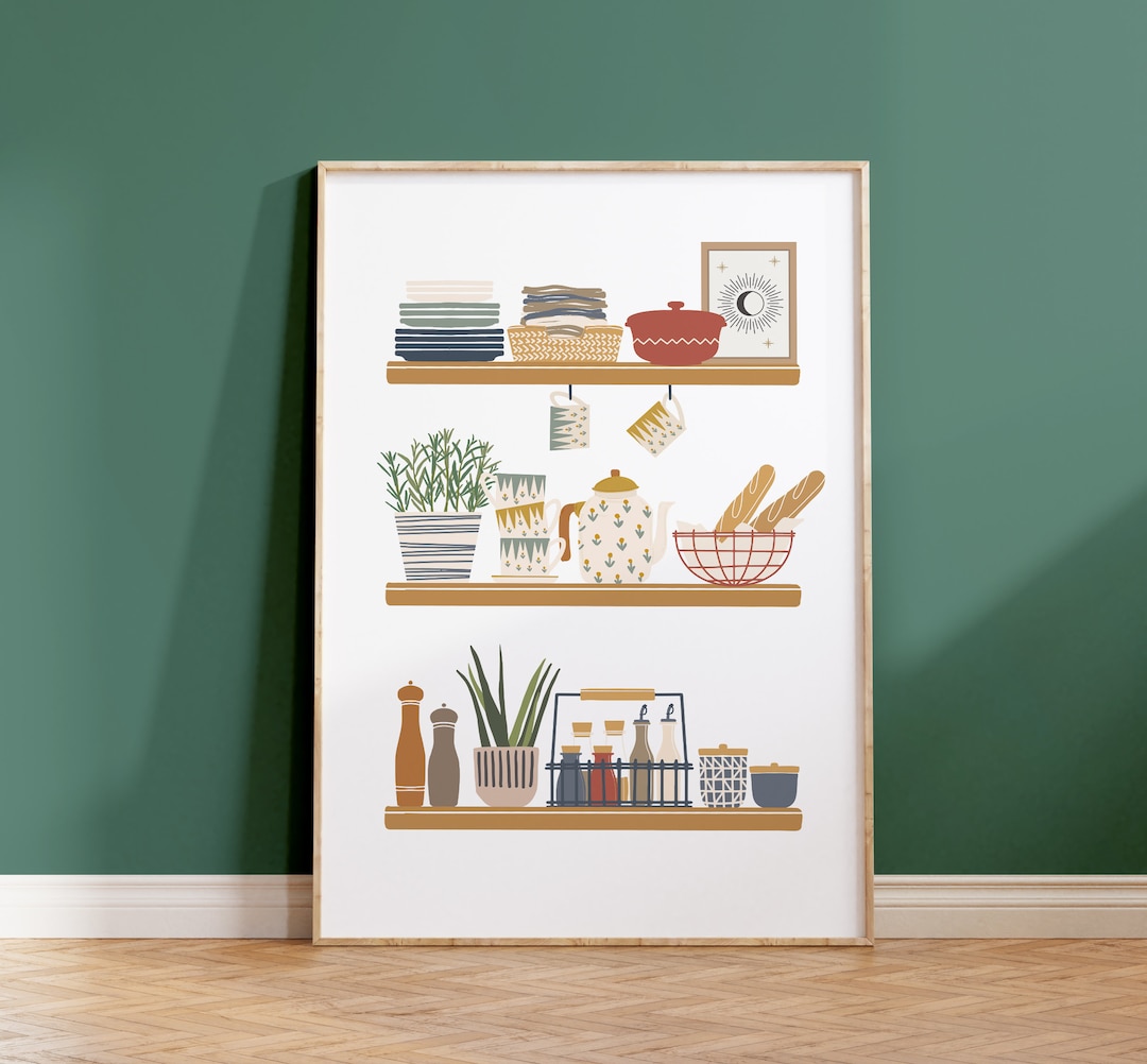 Kitchen Wall Art, Kitchen Poster, Dining Room Wall Art, Kitchen Decor ...