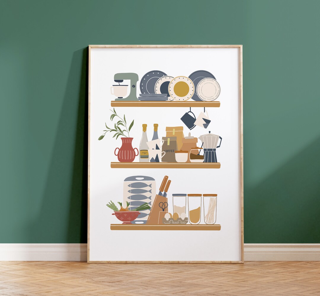 Kitchen Wall Art, Kitchen Poster, Dining Room Wall Art, Kitchen Decor ...