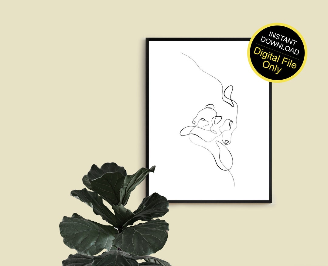 Bears Line Art,one Line Drawing,bears Printable Art,bear Line Drawing ...