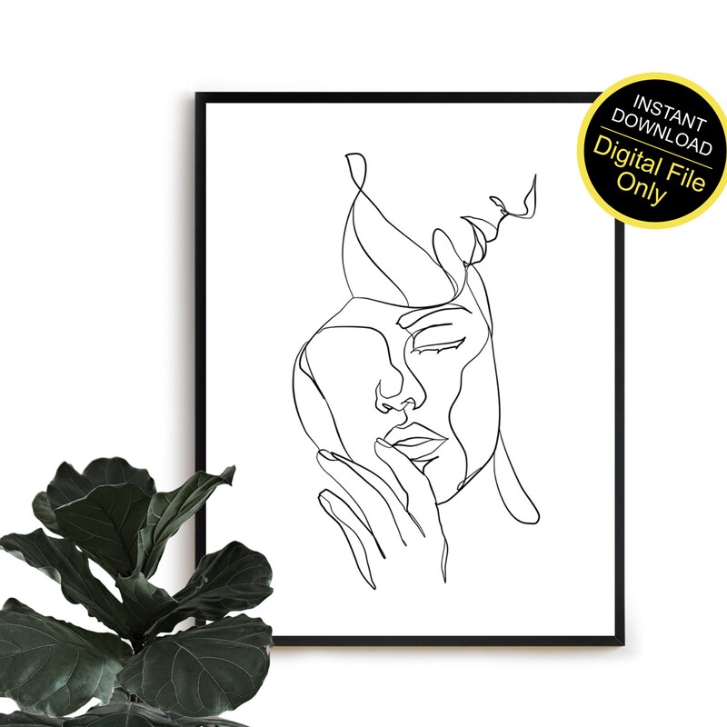 One Line Art - Etsy
