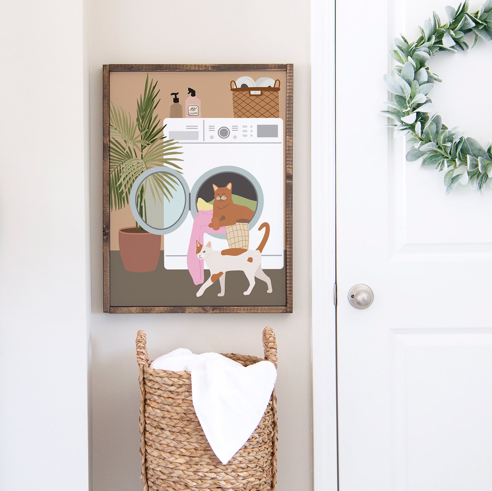 Set of 2 Laundry Room Wall Decor Printable Laundry Art - Etsy