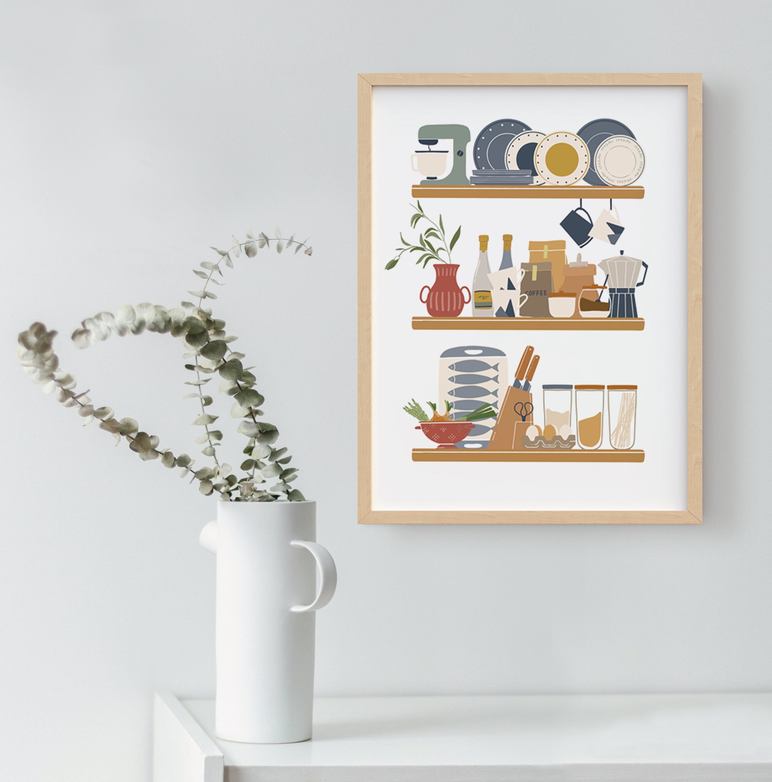 Set of 3 Printable Kitchen Wall Art, Kitchen Art Poster, Cooking ...