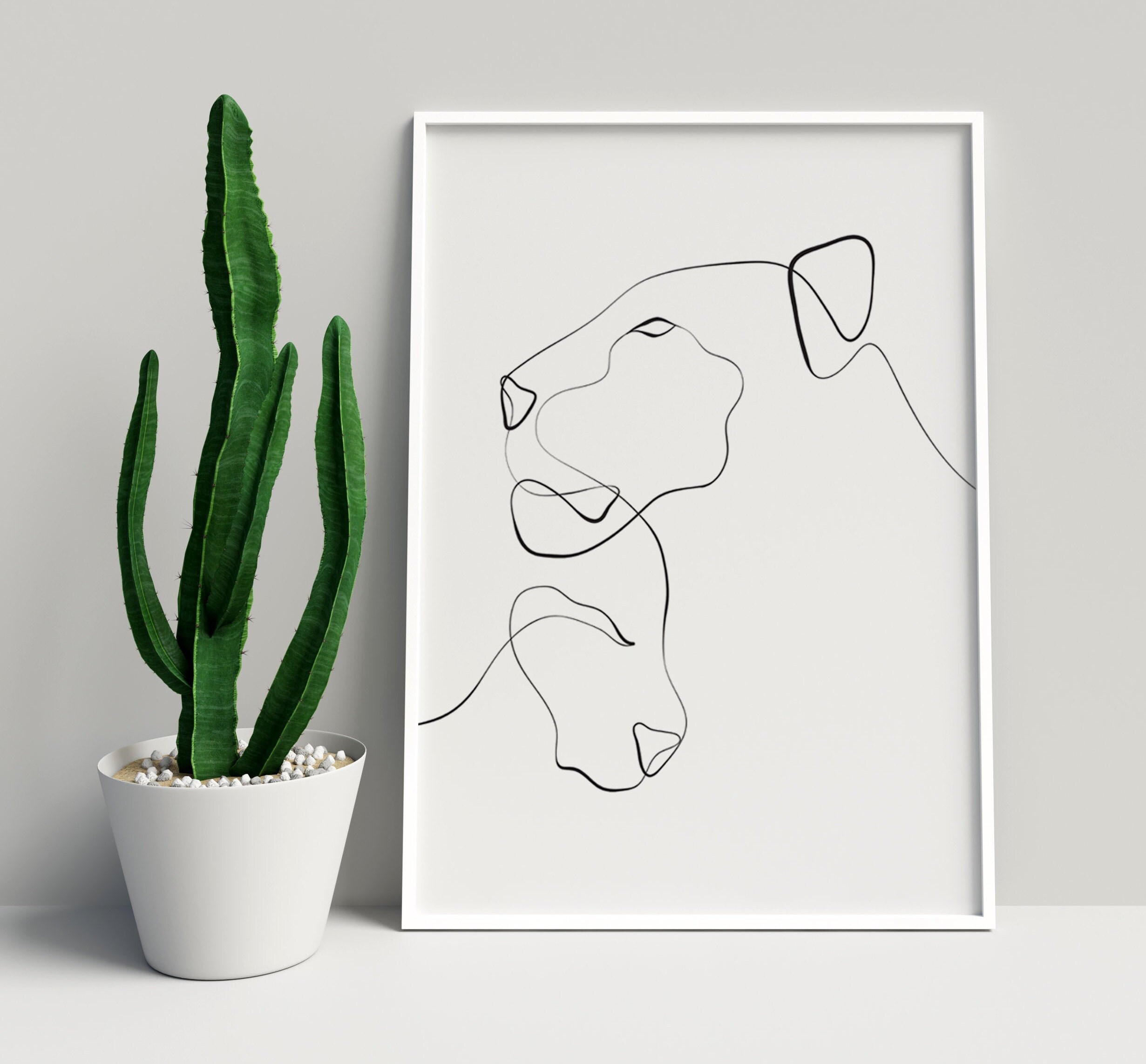 Lion Line Artone Line Drawinglions Printable Artlions Line | Etsy