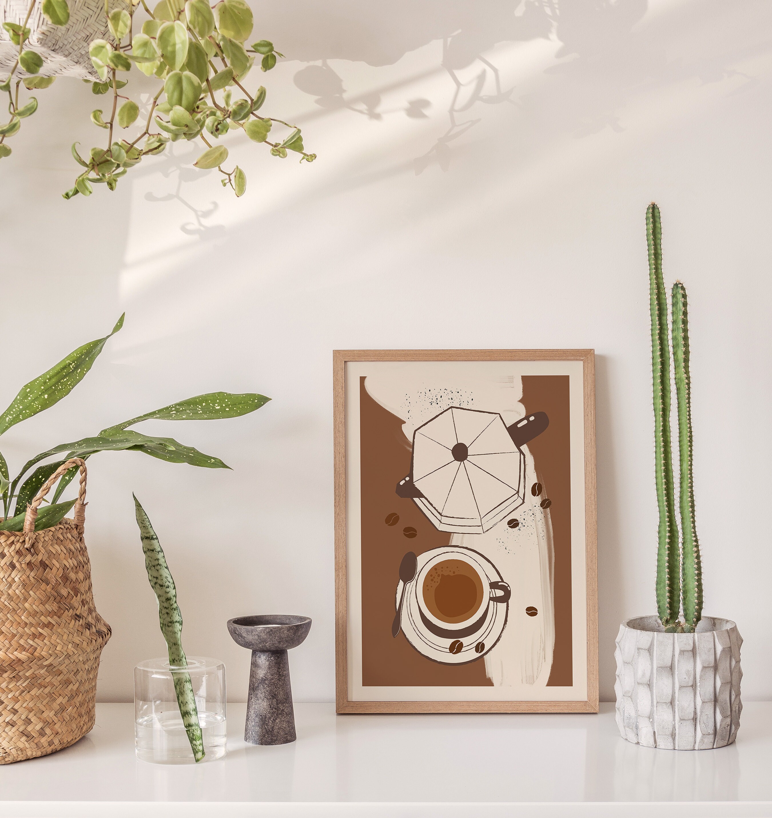 Printable Coffee Artwork Kitchen Poster Coffee Art Poster | Etsy