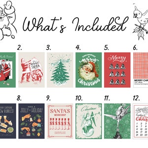 Christmas Art Bundle, Christmas Poster Set, Christmas Gallery Wall ...