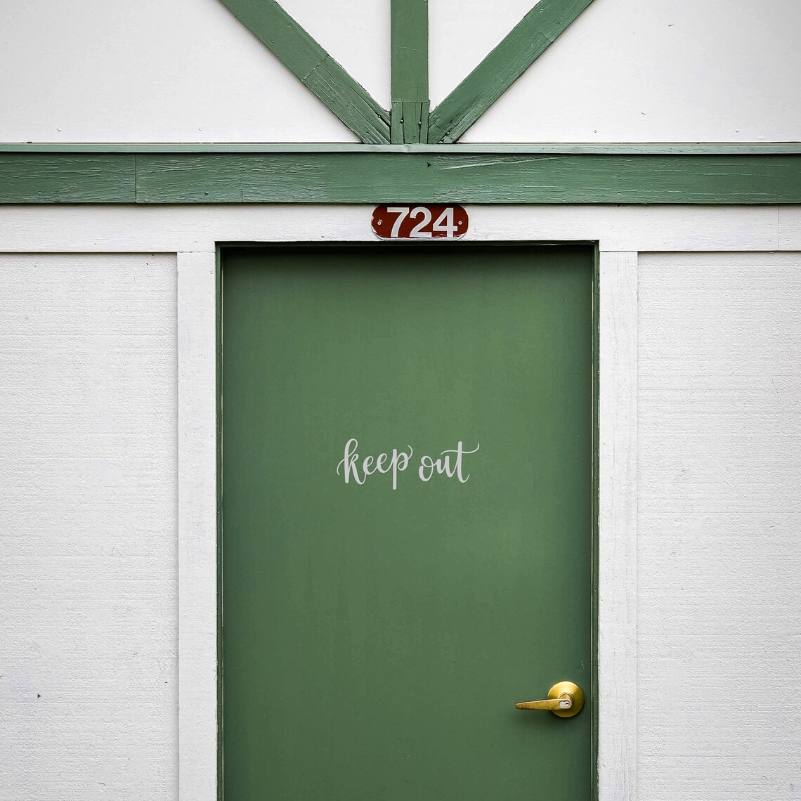 Keep Out Sign Vinyl Sticker - Etsy