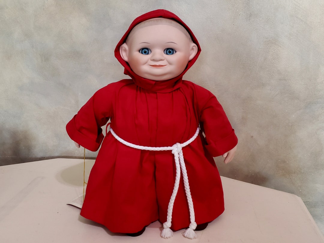 Vintage Goebel Monk Doll Brother Murphy Wind up Musical Porcelain Friar ...