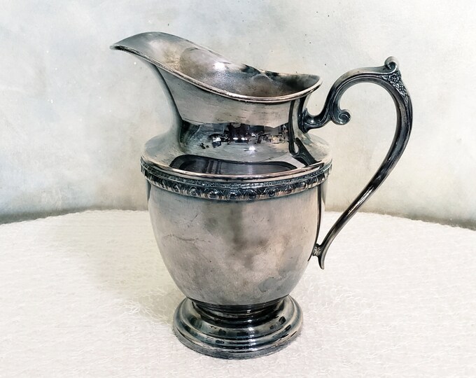 Vintage Rogers & Bro 1717 Silver Plate Water Pitcher - Etsy