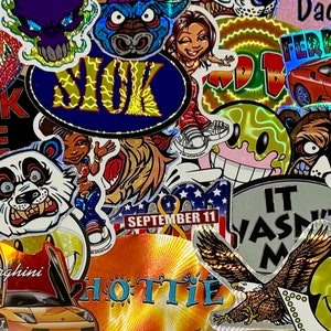 Mystery Vintage Stickers! Cute, Funky, Unique, Funny Early 2000’s Vinyl ...