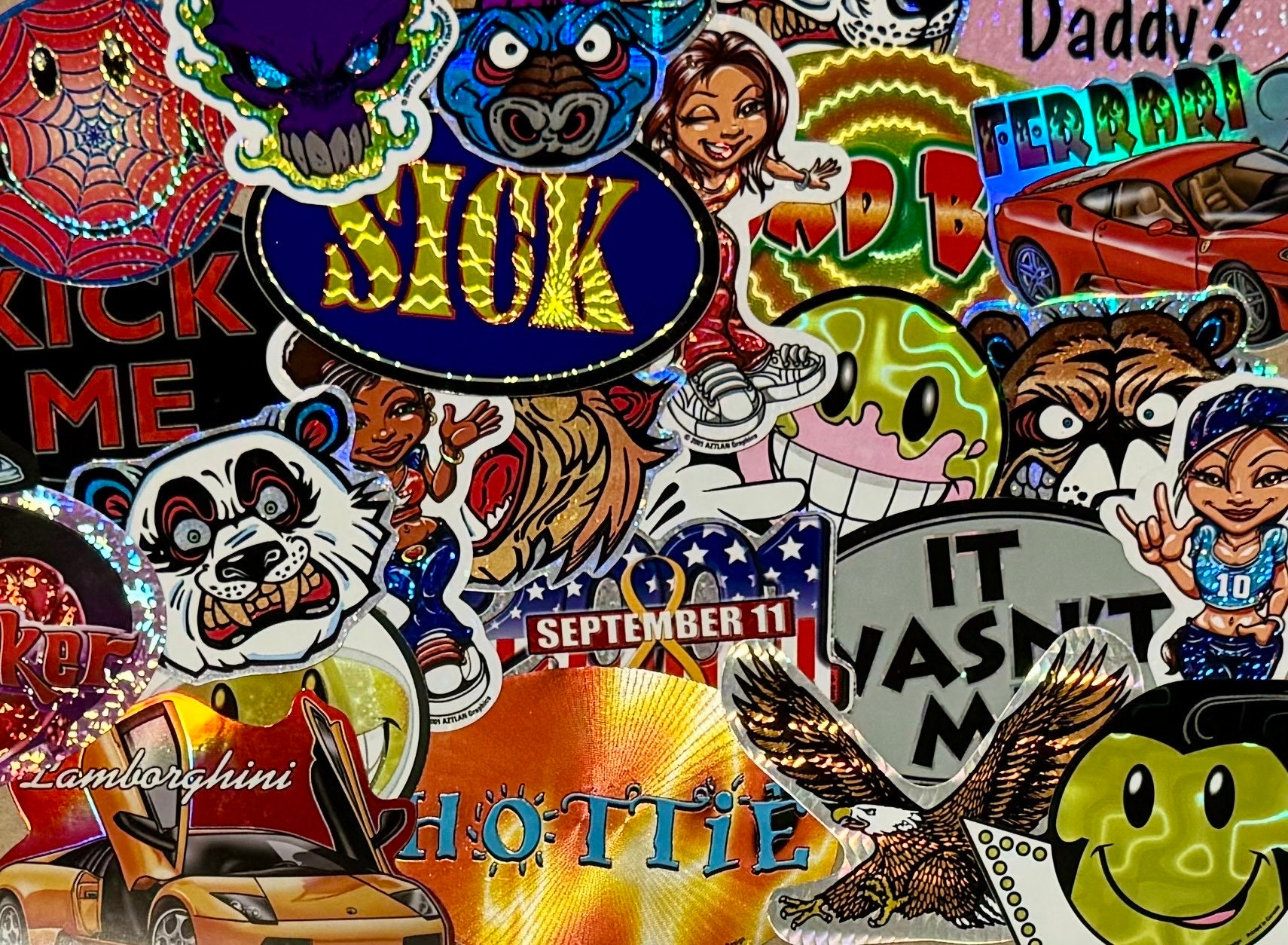 Mystery Vintage Stickers! Cute, Funky, Unique, Funny Early 2000’s Vinyl ...