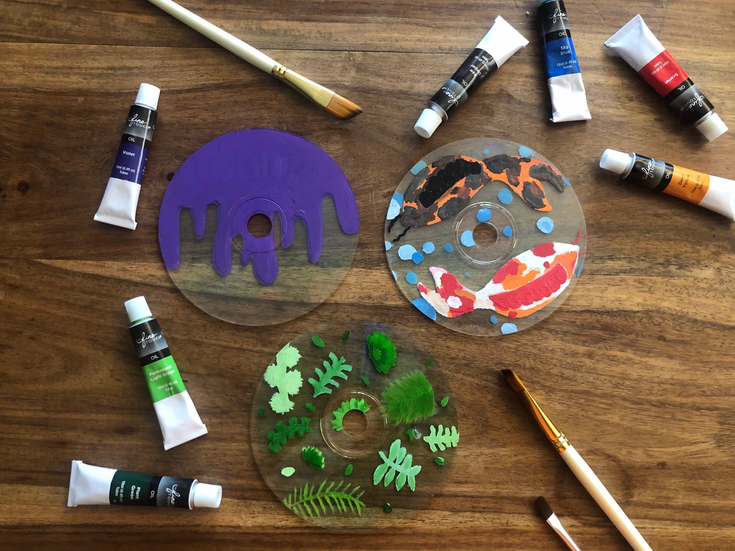 Custom Hand Painted CD Room Decor~transparent Indie Aesthetic Wall ...