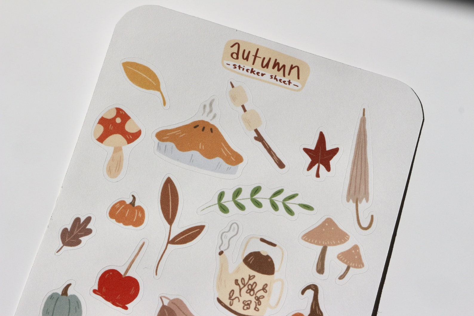Autumn Theme Sticker Sheet Planner & Bullet Journal Stickers | Etsy