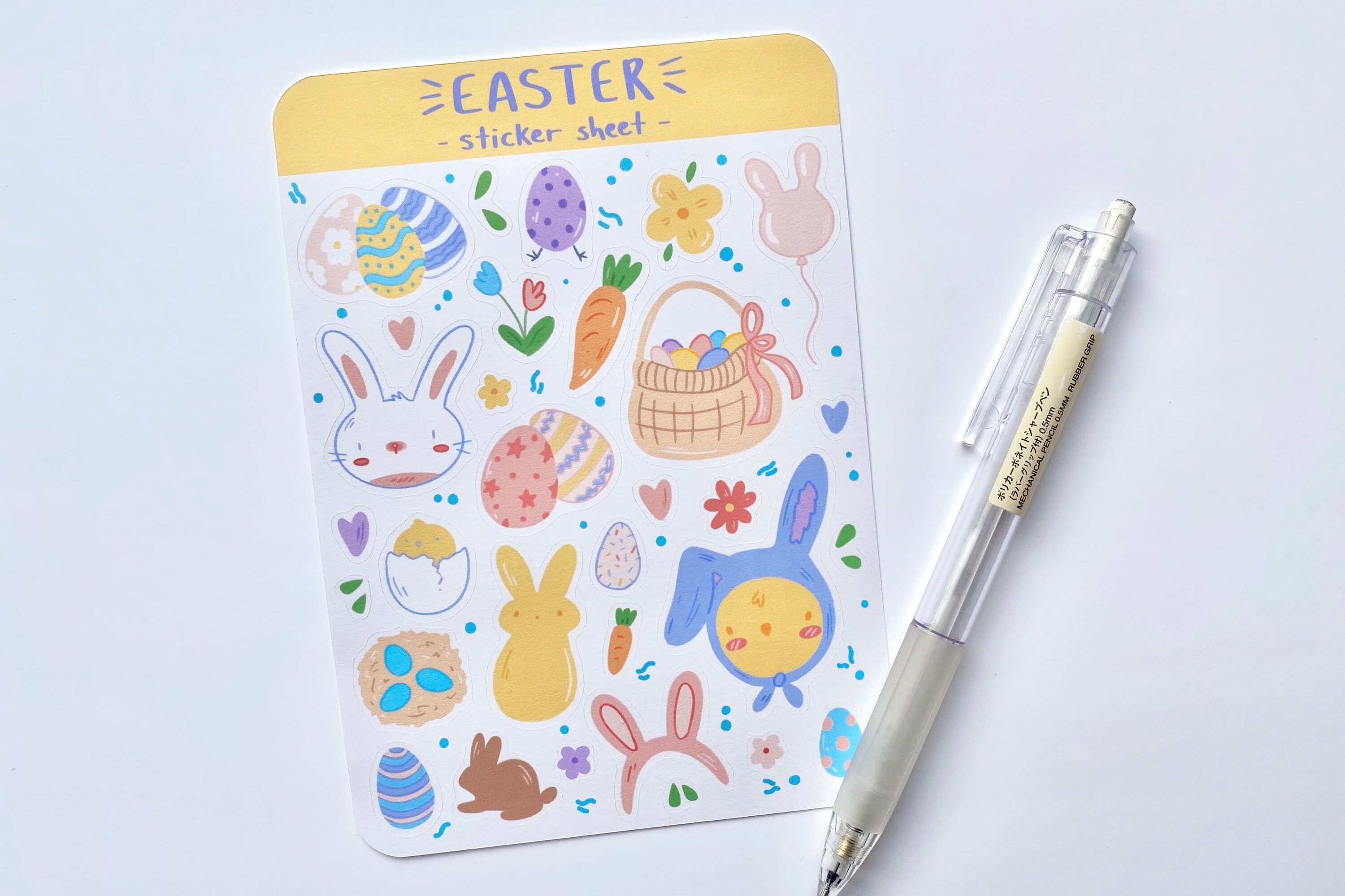 Easter Sticker Sheet - Planner & Journal Stickers - Etsy