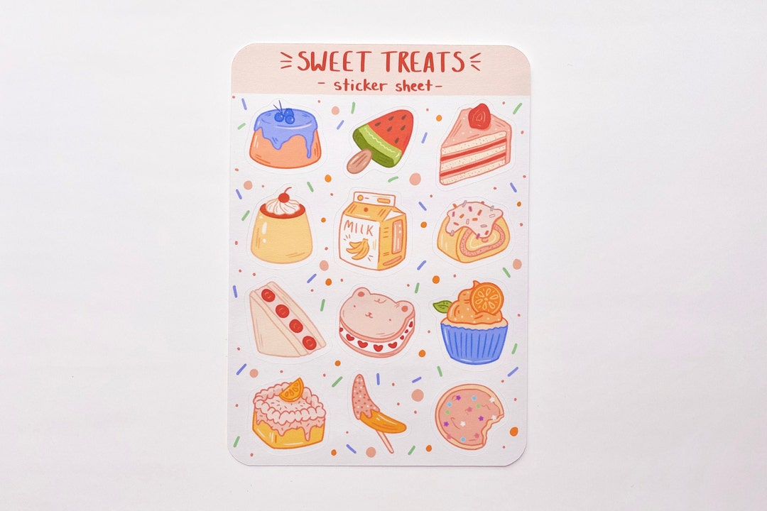 Sweet Treats Sticker Sheet Planner & Journal Stickers - Etsy